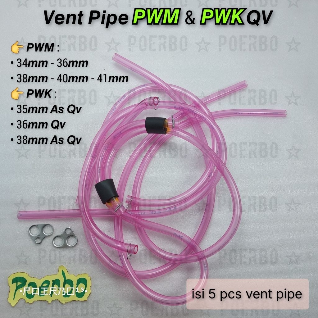 Jual Vent Pipe Keihin PWK PWM selang hawa Pwk quat vent Air Strike ...