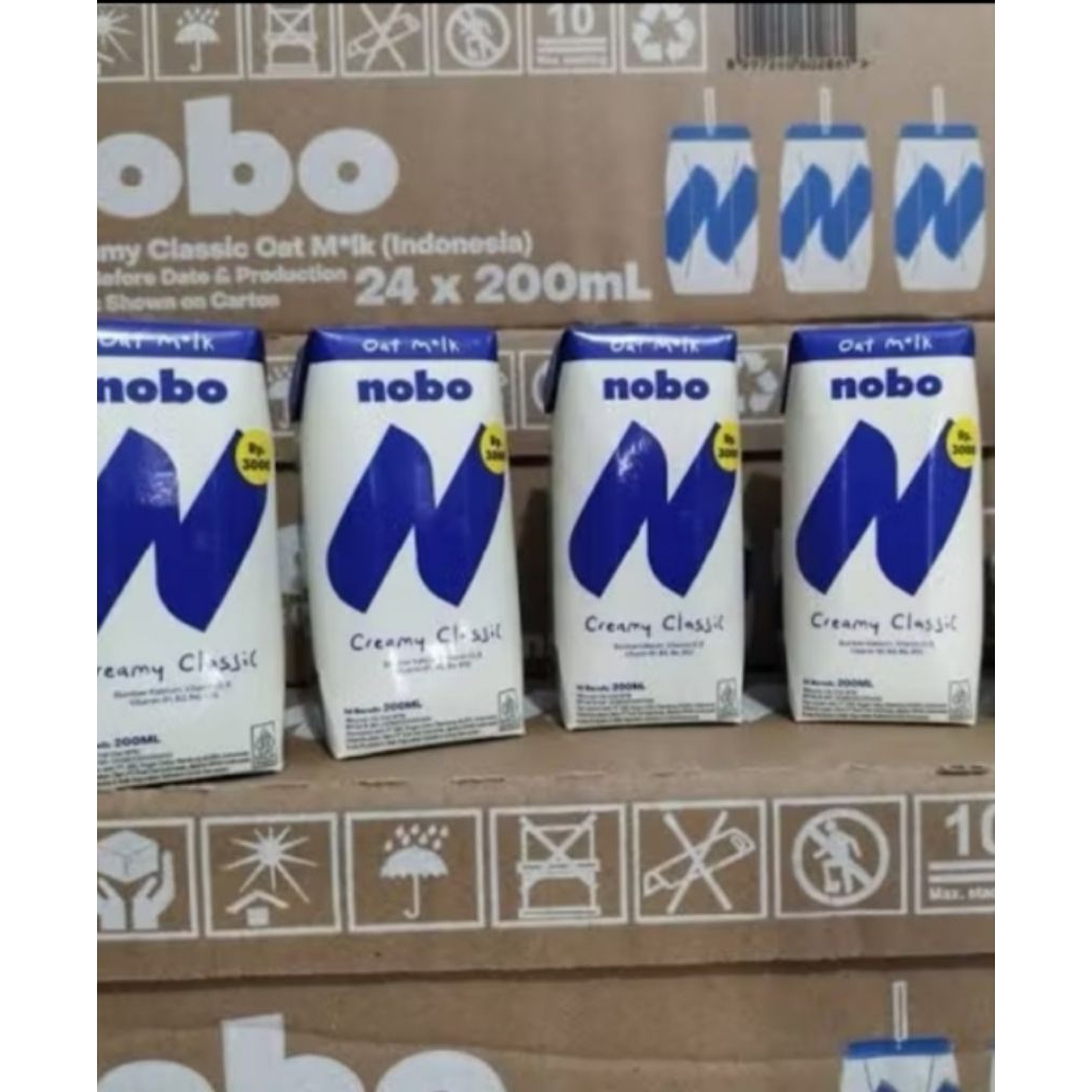 Jual SUSU NOBO OAT MILK CREAM CLASSIC 200 ML | Shopee Indonesia