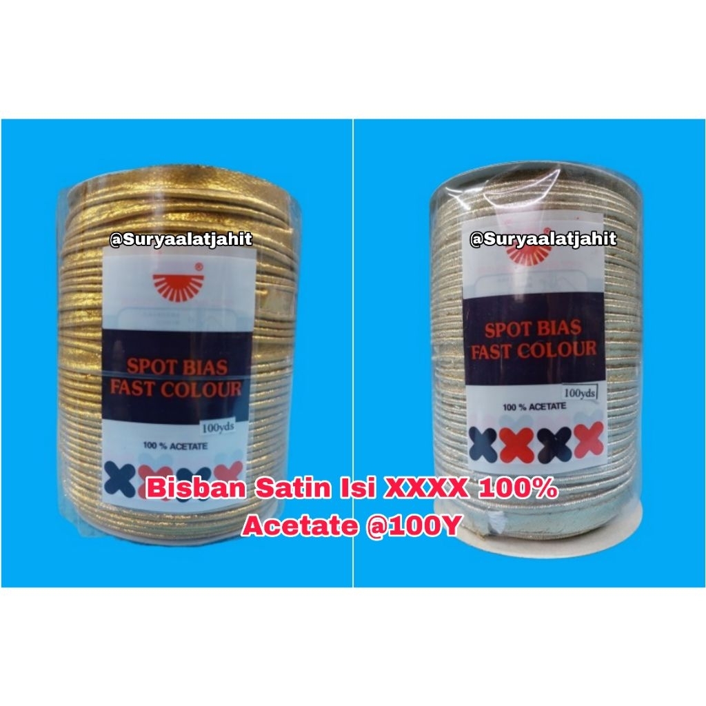 Jual Bisban Isi klos XXXX Acetate 100% Mas muda/Mas tua/perak | Shopee ...