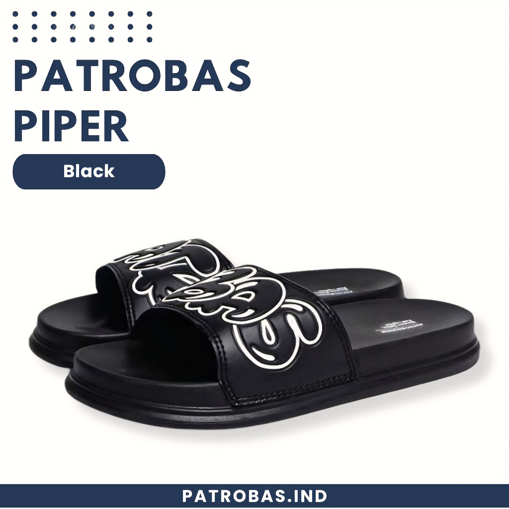 Jual Sendal Patrobas Piper Original Sandal Slide Slip On Slop Pria ...