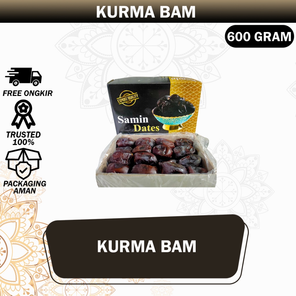 Jual Kurma Bam Kurma Anggur Mazafati Dates 600 Gram / Kurma Bam / Kurma ...