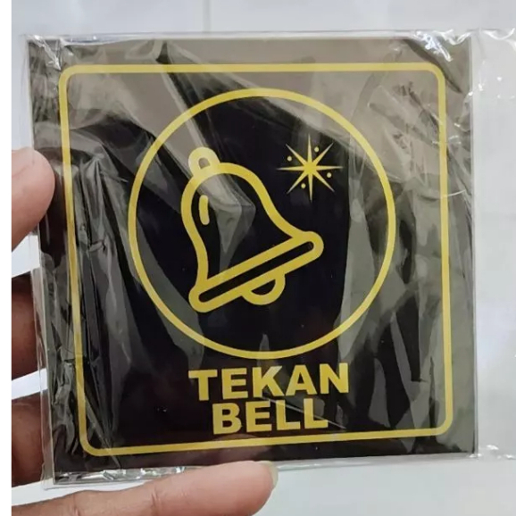 Jual [7 cm] Papan Tanda Bell Akrilik / Sign Board Bell Akrilik Outdoor ...