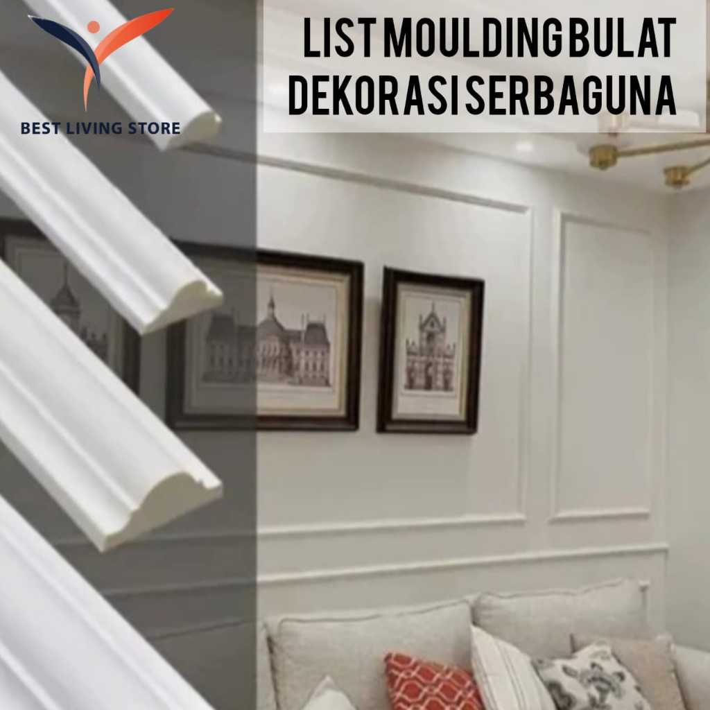 Jual LIST MOULDING BULAT PROFIL WALL MOULDING SERBAGUNA DEKORASI ...