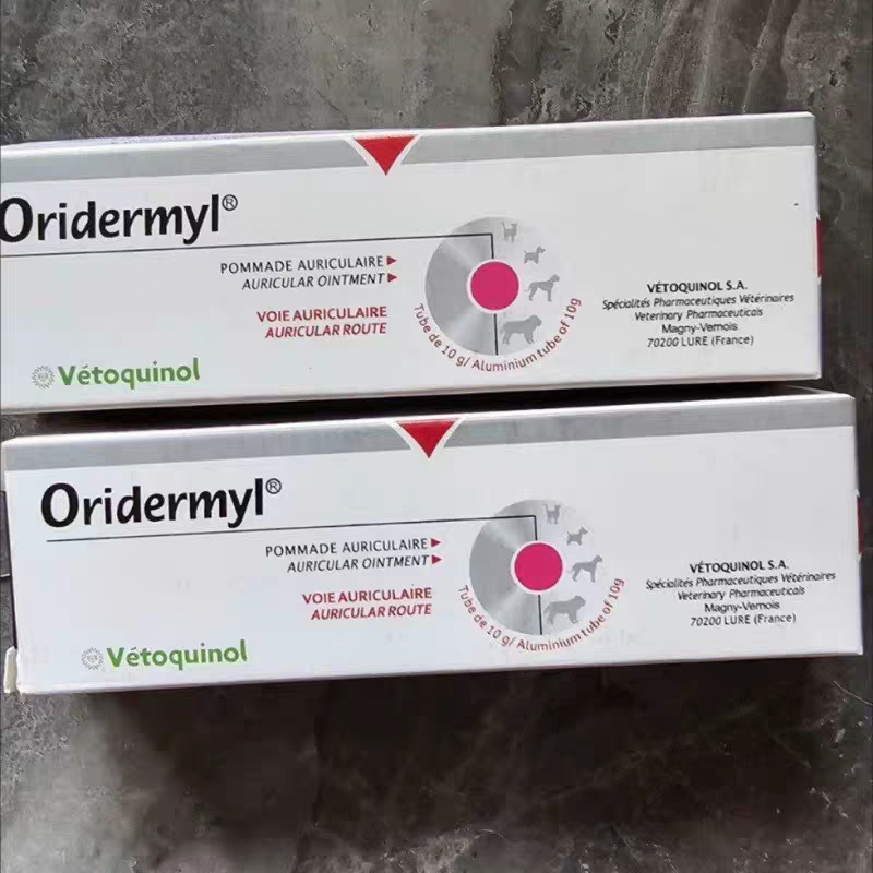 Jual Oridermyl 10g Cat and dog ear drops Mite removal medicine ear mite ...