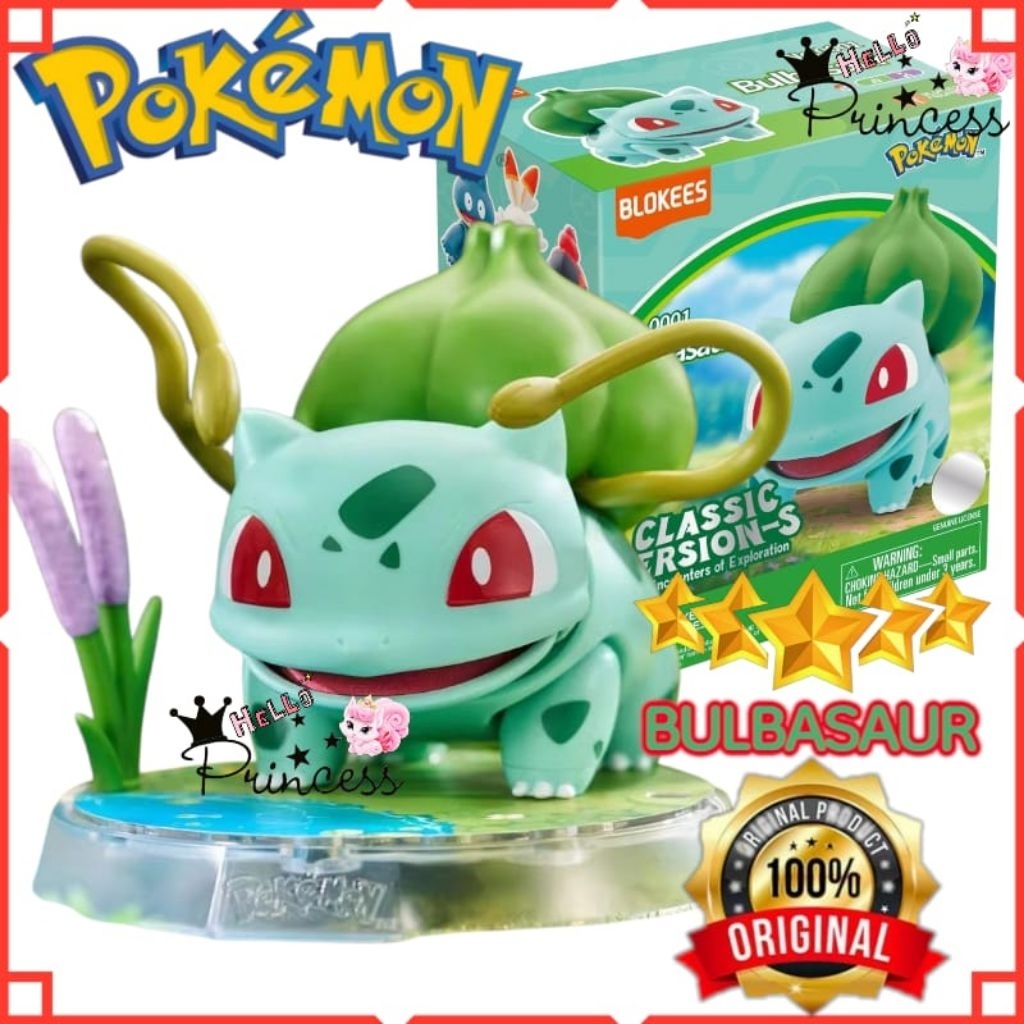 Jual Blokees Figures Pokemon Classic Version CV-S - Bulbasaur New ...