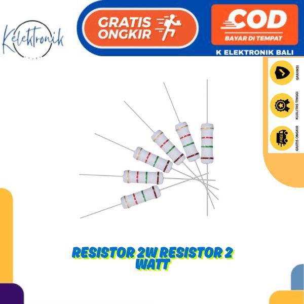 Jual RESISTOR 2W RESISTOR 2 WATT | Shopee Indonesia