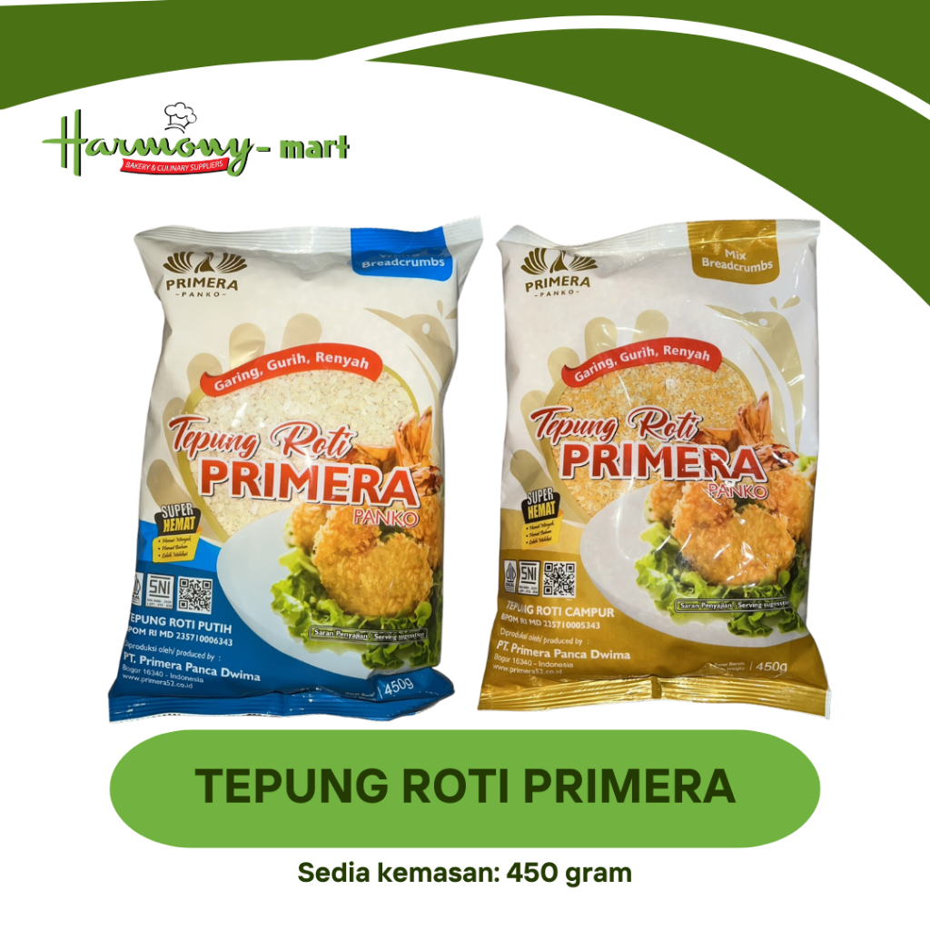 Jual PRIMERA Panko Tepung Roti / Bread Crumbs / Tepung Panir MIX ...