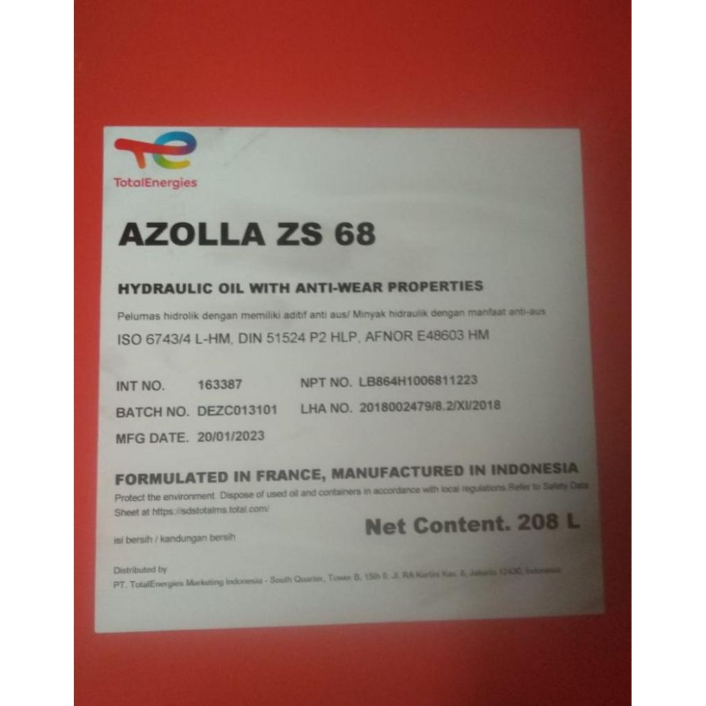 Jual Total Azolla ZS 68 | Shopee Indonesia