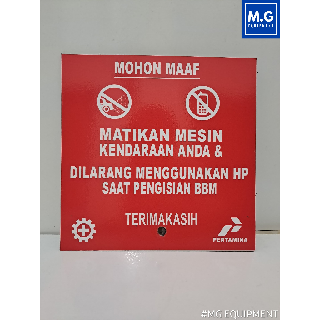 Jual RAMBU STIK CONE SPBU (AKRILIK 20X20CM) | Shopee Indonesia