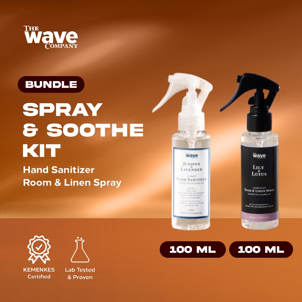 Jual [BUNDLE] Wave - Scented Hand Sanitizer (100ml x1) & Antibacterial ...