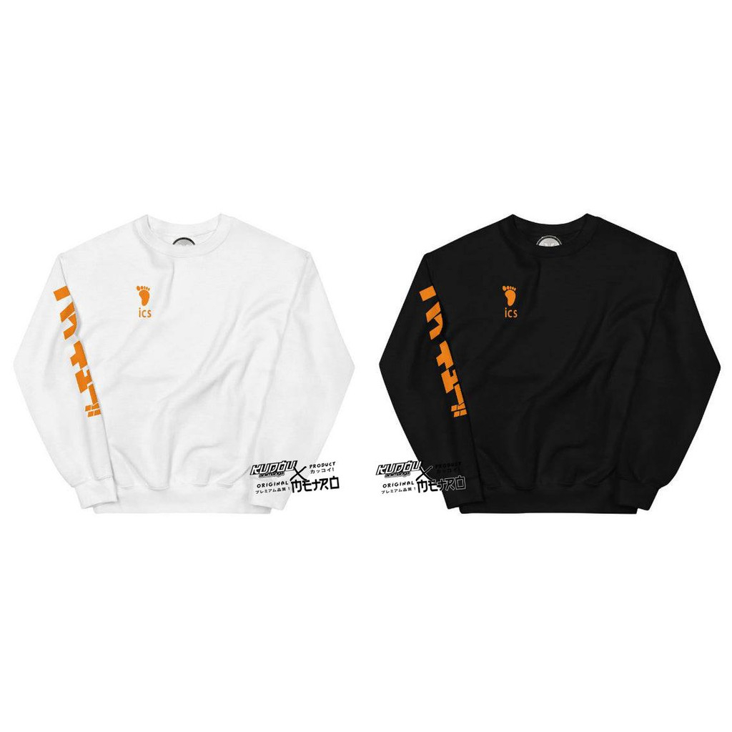 Jual Kaos Longsleeve Haikyuu Karasuno ICS Lengan Panjang Karet Unisex ...