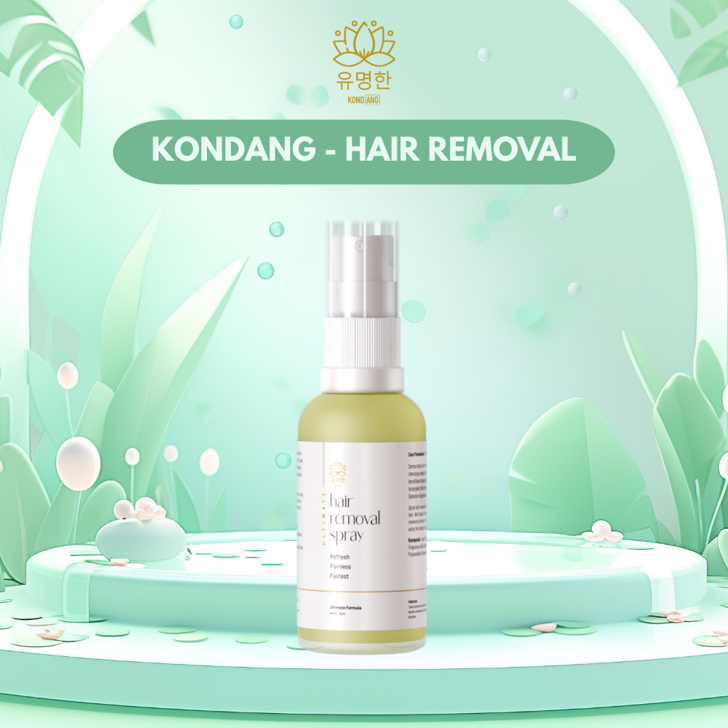 Jual Kondang Hair Removal Spray Waxing Perontok Bulu Permanen BPOM ...