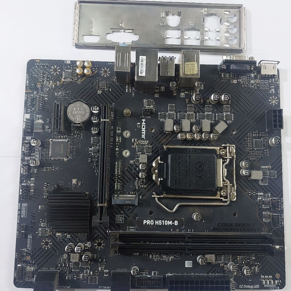 Jual mainboard msi pro H510M-b socket 1200 Gen10 support processor ...