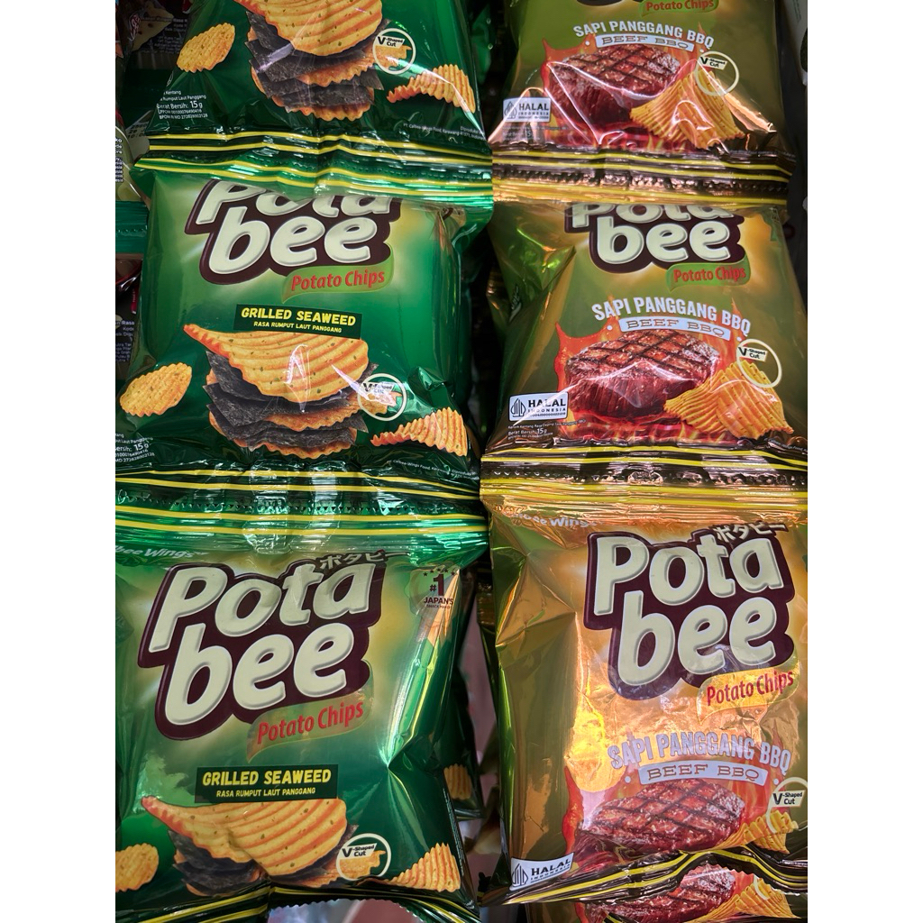 Jual potabee kentang ciki 2 rasa isi 10pcs (grosir) | Shopee Indonesia
