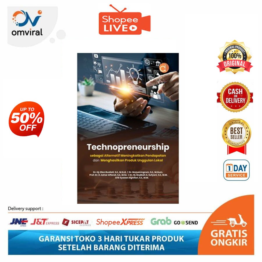 Jual Buku Technopreneurship Sebagai Alternatif Meningkatkan Pendapatan dan Menghasilkan Produk ...