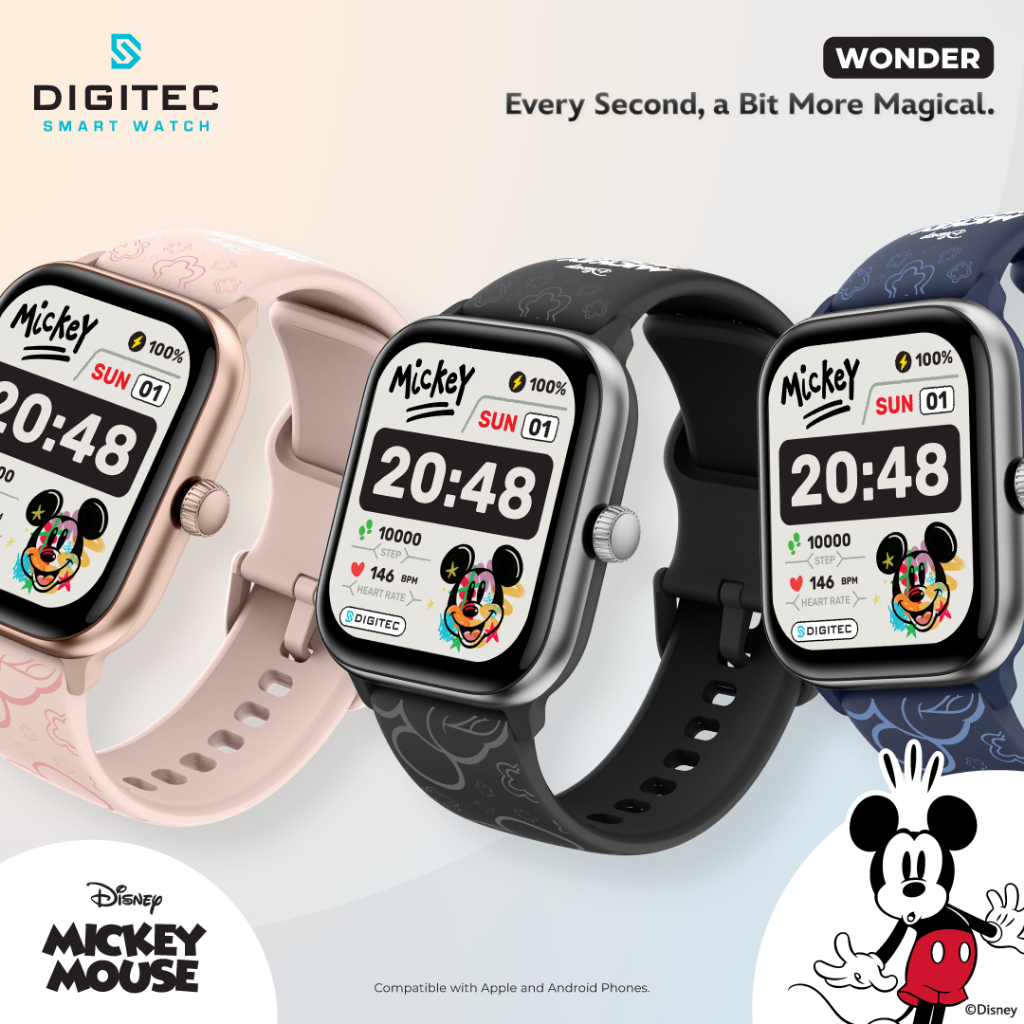 Jual Smartwatch Digitec WONDER Special Edition DISNEY MICKEY MOUSE ...
