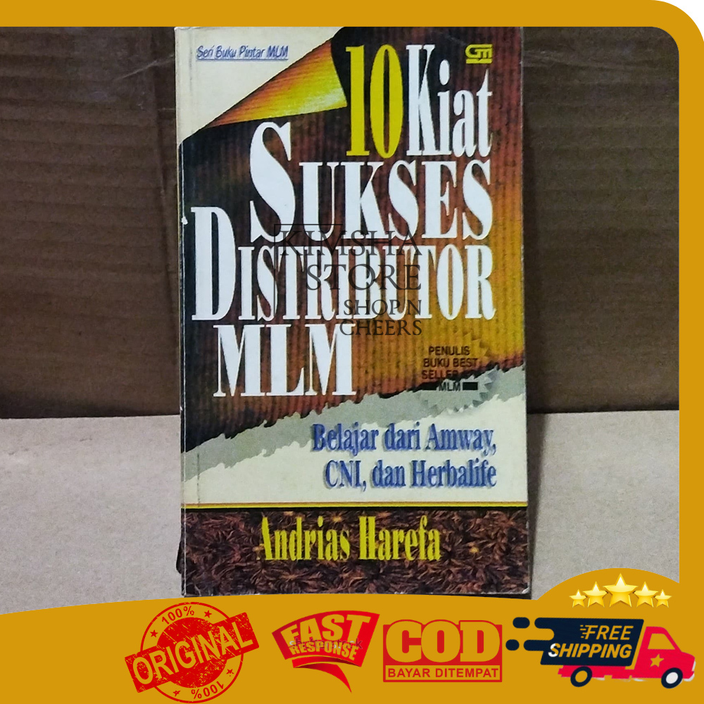 Jual Buku 10 Kiat Sukses Distributor MLM by Andrias Harefa Belajar dari ...