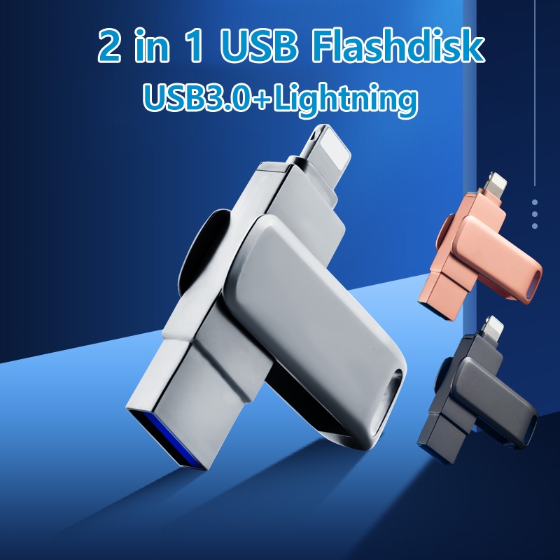 Jual U701 1TB 2-in-1 OTG Flashdisk: Kompatibel dengan iOS, iPad, iPhone ...