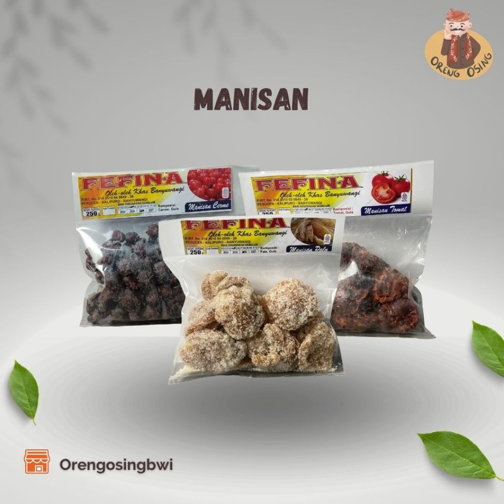 Jual ORENG OSING | Aneka Manisan Asem Cerme Tomat | Shopee Indonesia