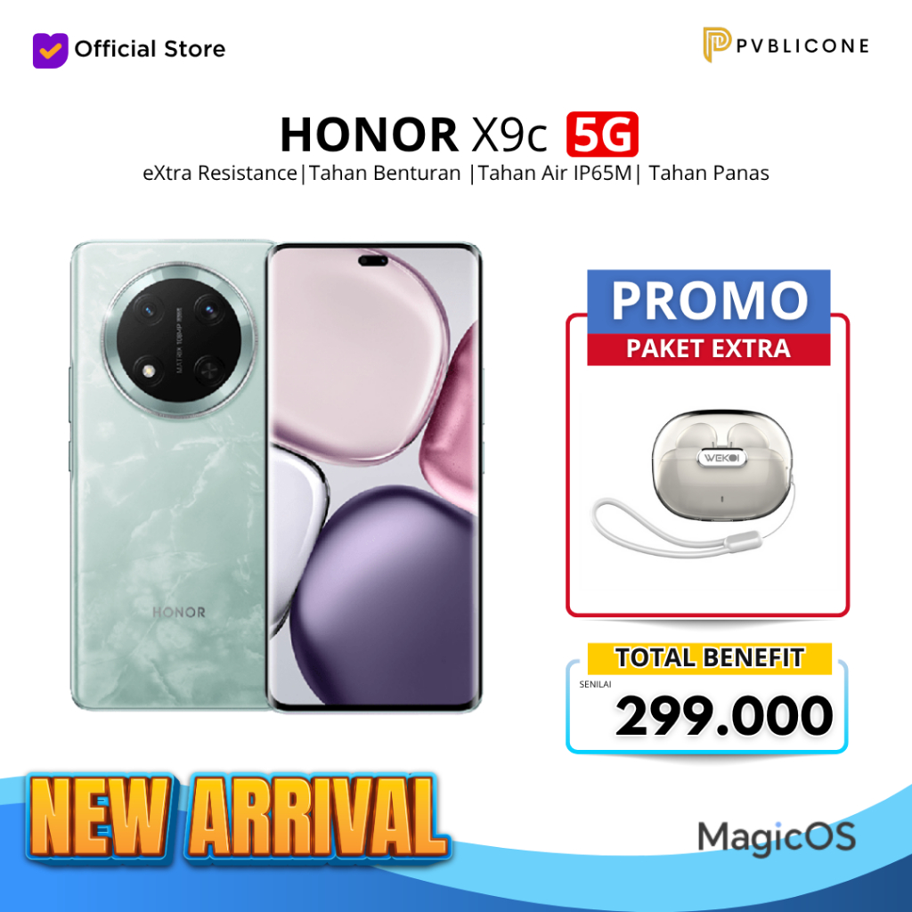 Jual HONOR X9c 5G Smartphone RAM 12GB+256GB Drop Resistance | Water ...