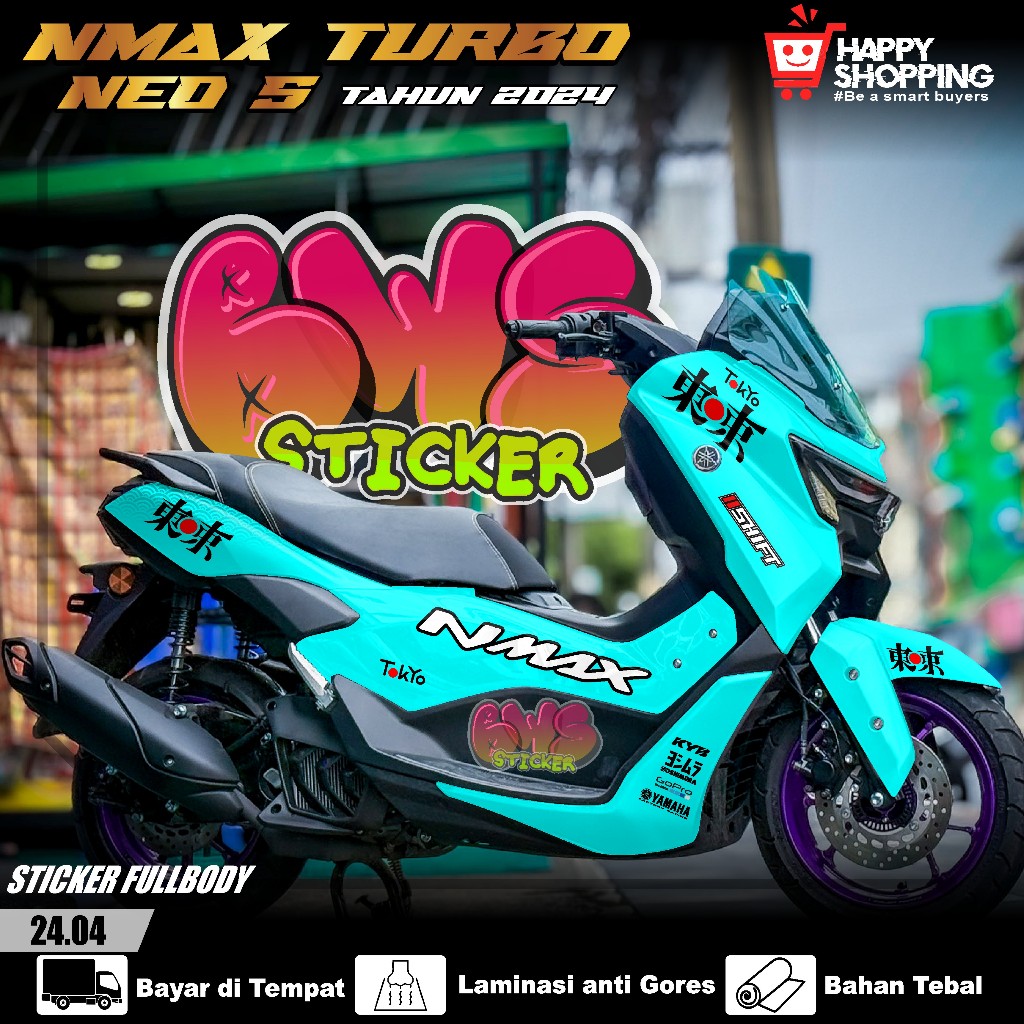 Jual COD Sticker Decal Full Body Nmax Neo S Nmax Turbo Tahun 2024 2025 ...