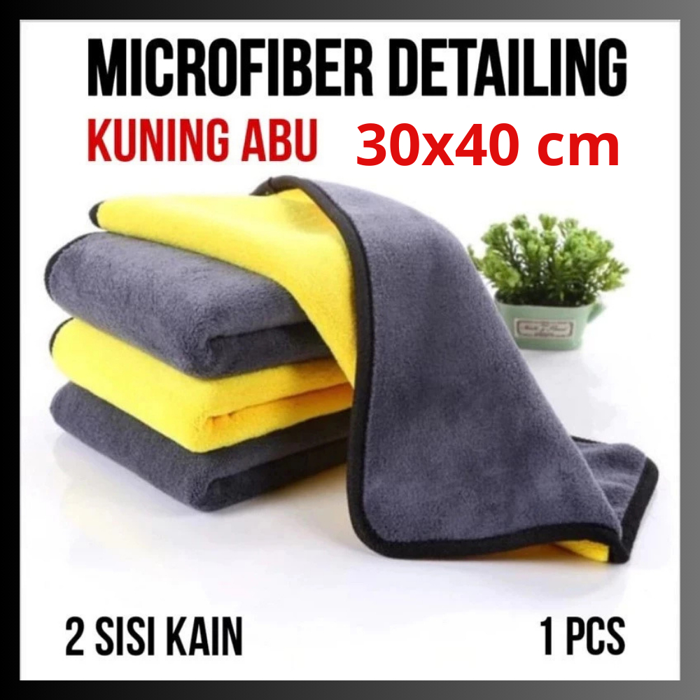 Jual Kain Lap Multifungsi 2 Sisi/Kain Lap Kaca Mobil 2 Sisi Halus/Duawarna Kain Lap Microfiber ...