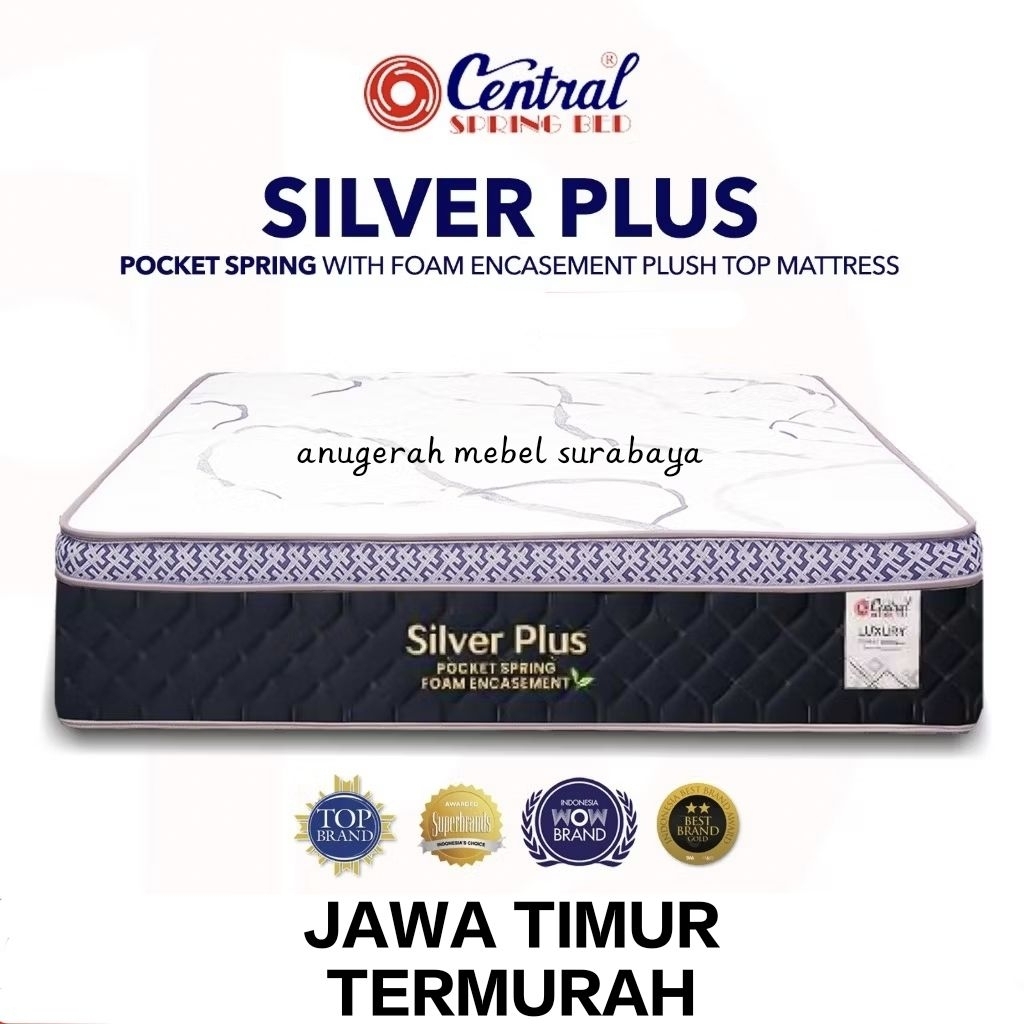 Jual Kasur Springbed Central Silver Plus (JAWA TIMUR) | Shopee Indonesia