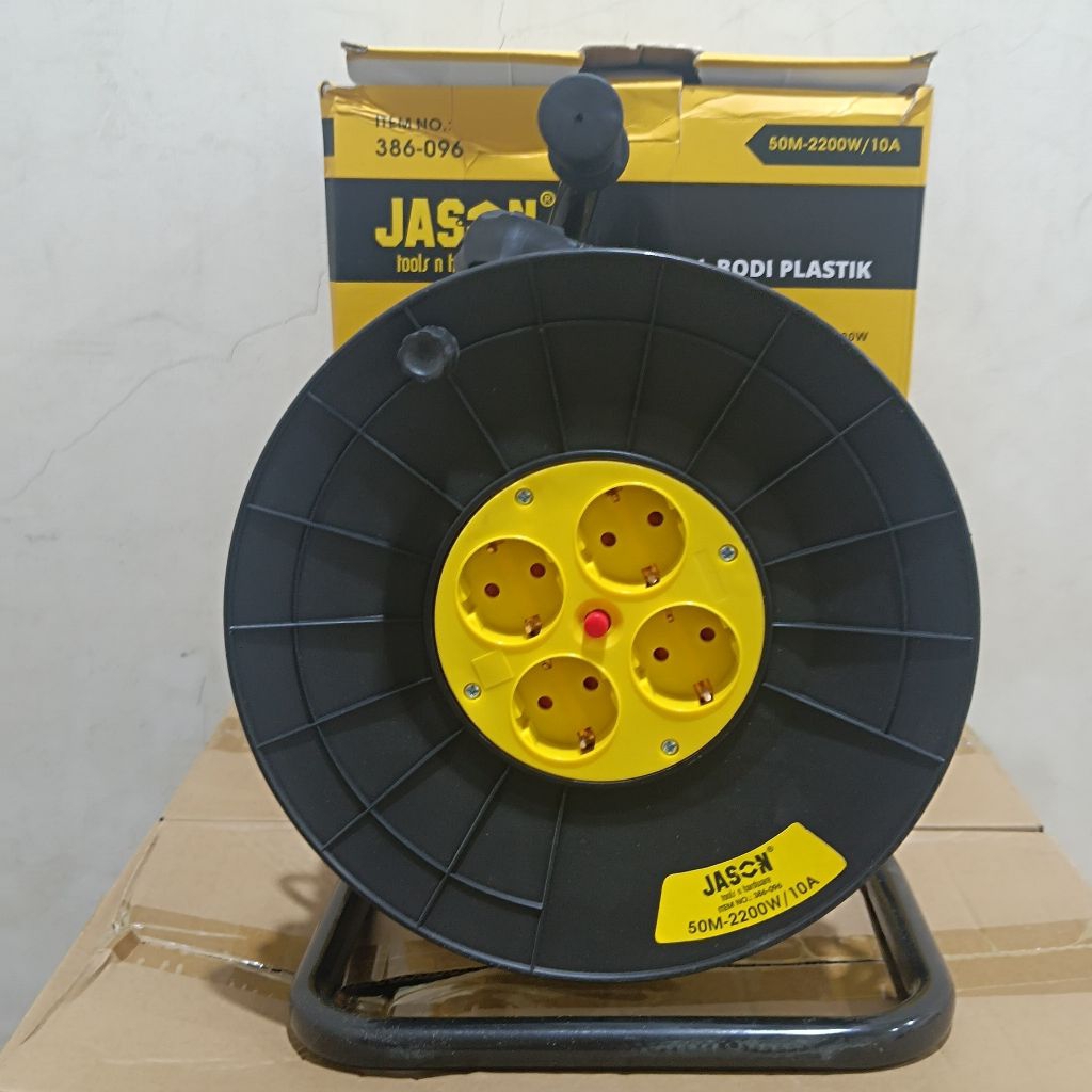 Jual JASON KABEL ROLL 50 METER KABEL EXTENSION 50 METER 3X1MM FULL TEMBAGA | Shopee Indonesia