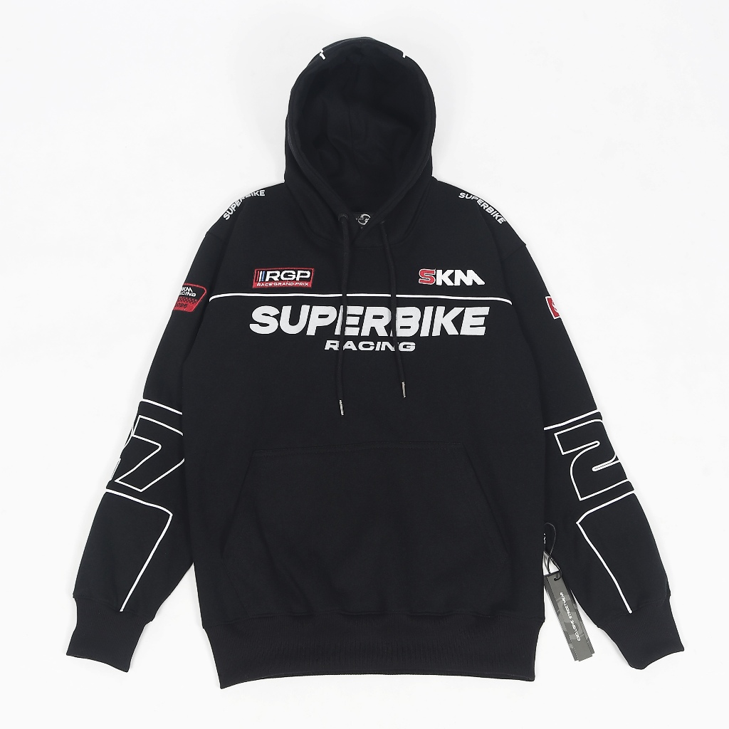 Jual Shikat Miring Hoodie Superbike Black | Shopee Indonesia