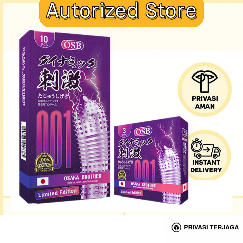 Jual Osb Osaka Brother Kondom Bergerigi Tebal 001 Gerigi Pipa Varian Terlengkap | Shopee Indonesia