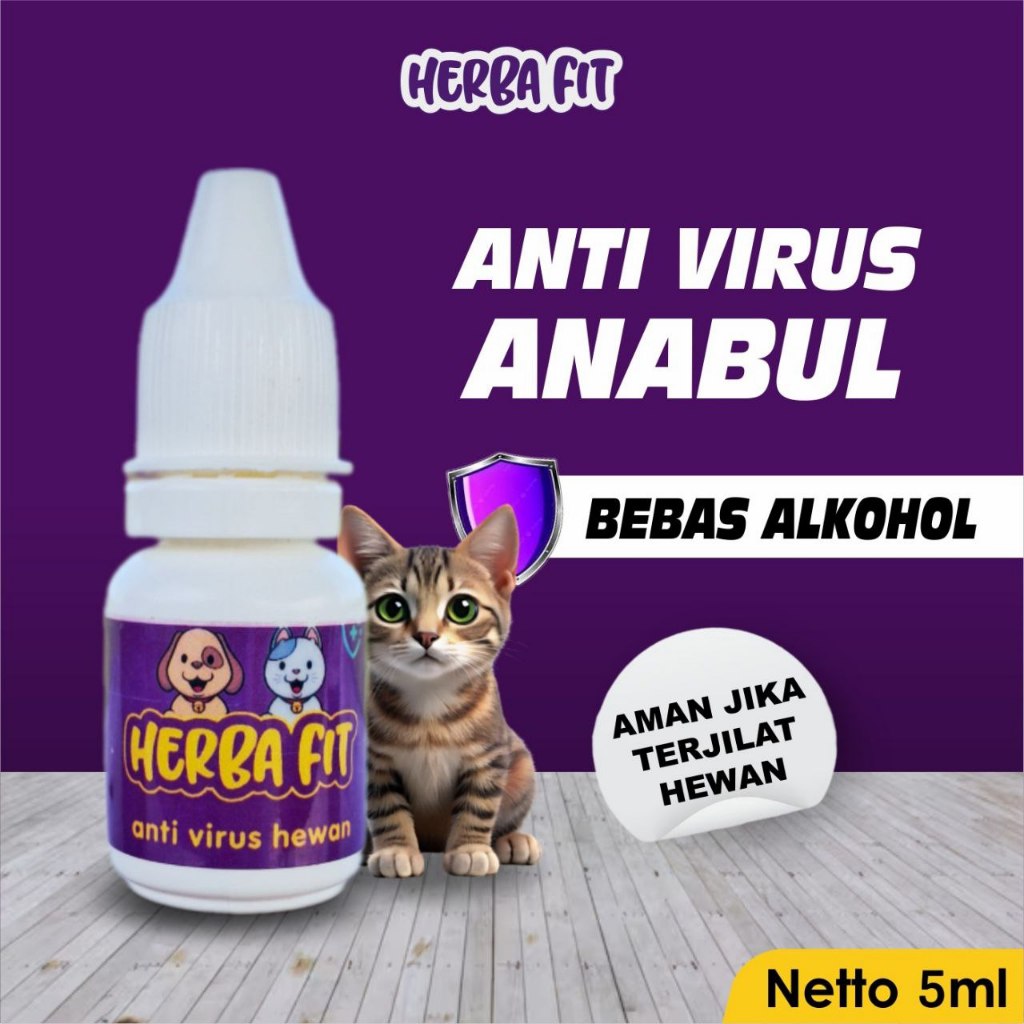 Jual Obat Flu Batuk Demam Pilek Kucing Paw Pernafasan Bersin Virus ...