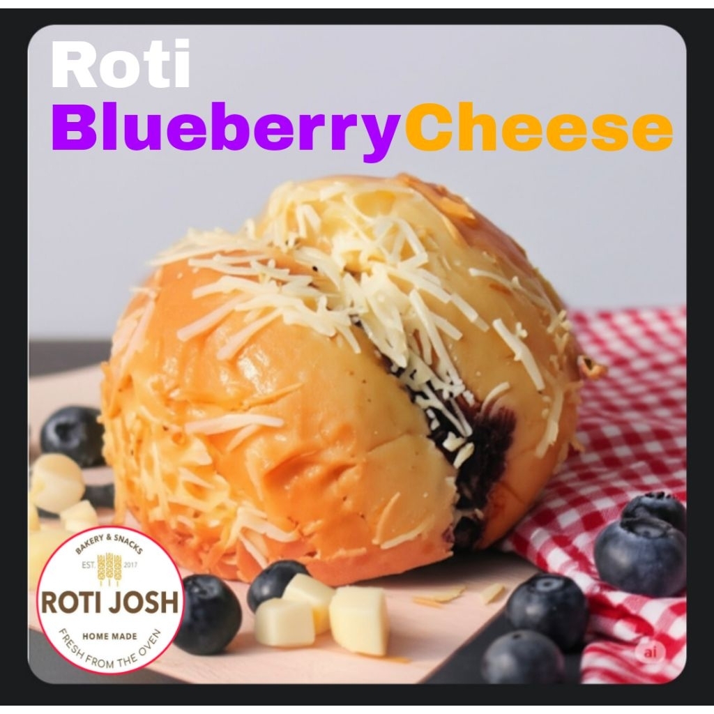 Jual Roti Blueberry Cheese - Roti Josh. (pesan sebelum jam 4 sore ...