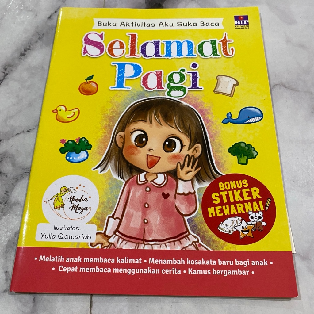 Jual Selamat pagi Buku aktivitas anak activity book kamus bergambar ...
