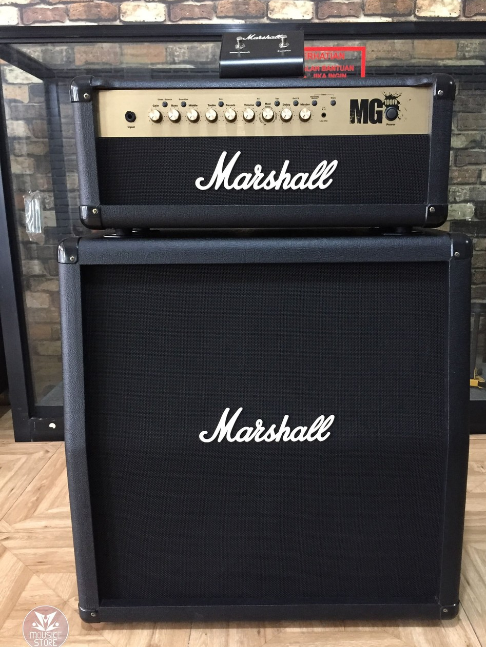 Jual MARSHALL MG100FX GUITAR HEAD AMPLIFIER & MARSHALL MG412A 4x12 ...
