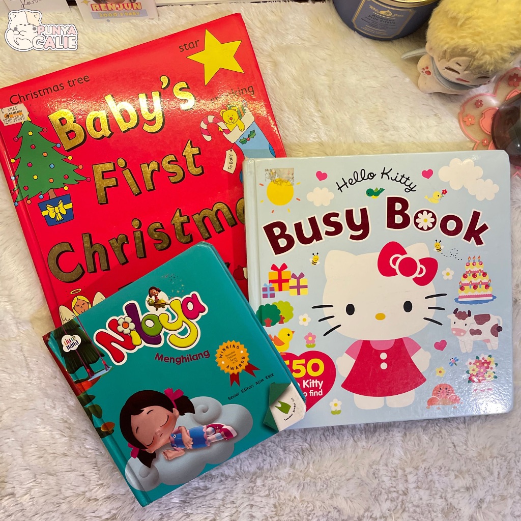Jual Baby First Christmas Book, Hello Kitty Busy Book, Niloya ...