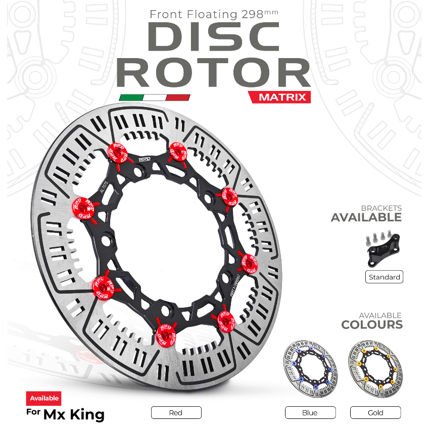 Jual RPD Matrix Front Floating Disc Rotor 298MM For MX King / Exciter ...