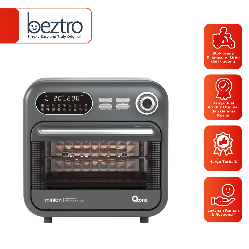 Jual Oxone Retro Oven & Digital Air Fryer OX-276D - Kapasitas 16 Liter OX276D Minion Series ...