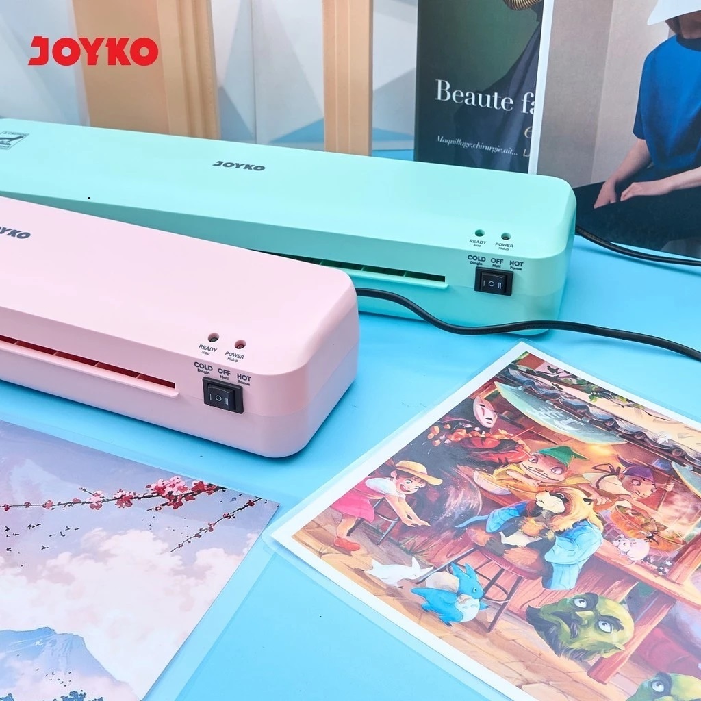 Jual Mesin Laminating A3 F4 A4 JOYKO LM-08CO Laminator Panas Dingin Hot ...