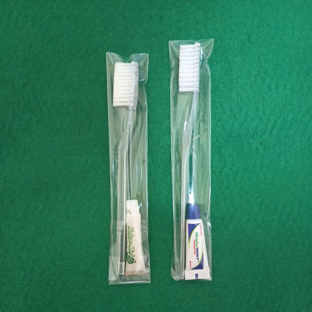 Jual sikat gigi hotel kristal set odol HBM/NM (100 pcs) | Shopee Indonesia