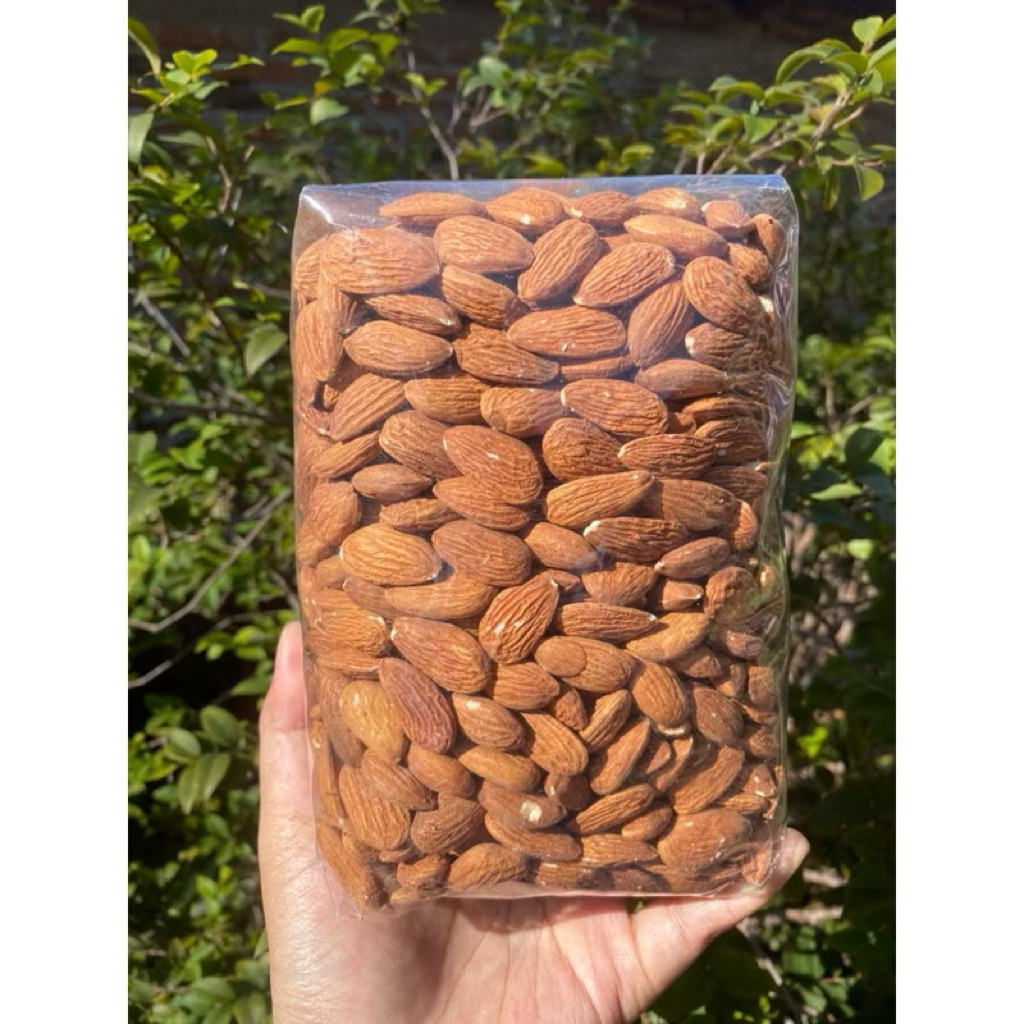 Jual KACANG ALMOND PANGGANG ORGINAL/ KACANG ALMOND ROASTED TRAIL MIX ...