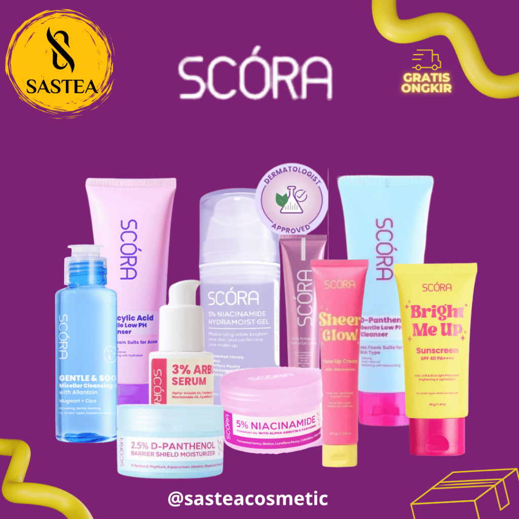 Jual SCORA Skincare Series | Salicylic Acid Cleanser | 5% Niacinamide ...