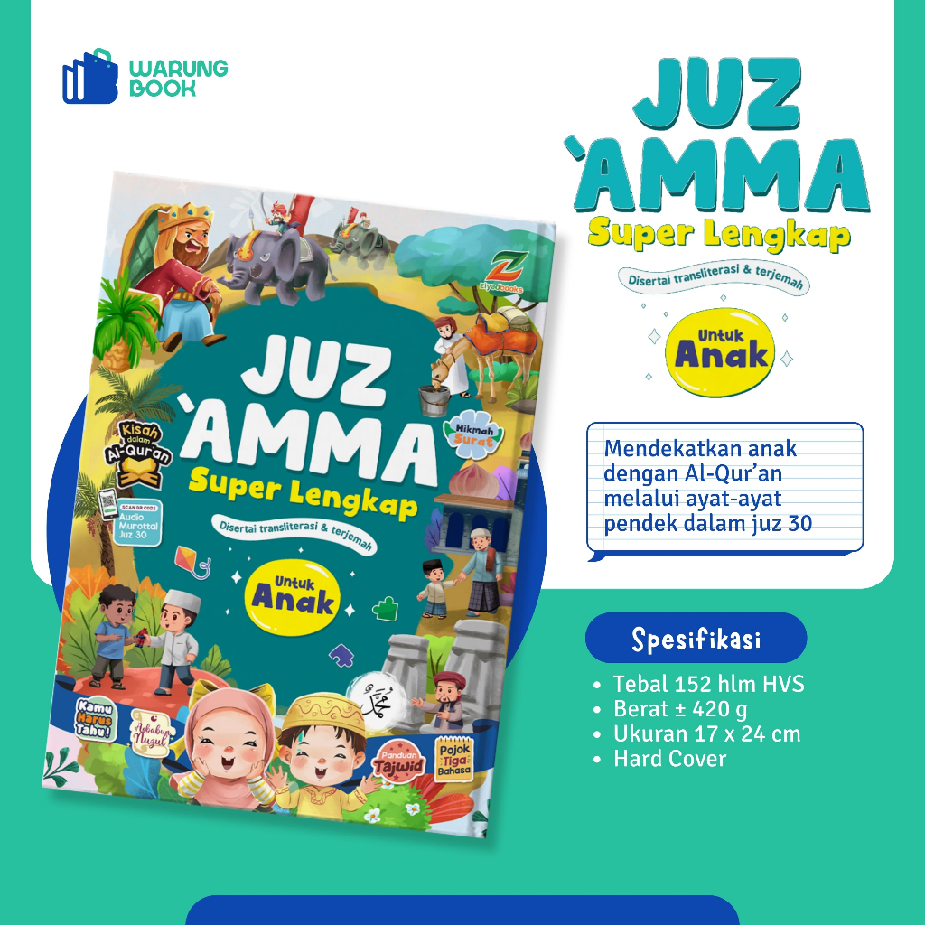 Jual juz amma superlengkap iqro for kids anak khusus untuk hafalan ...