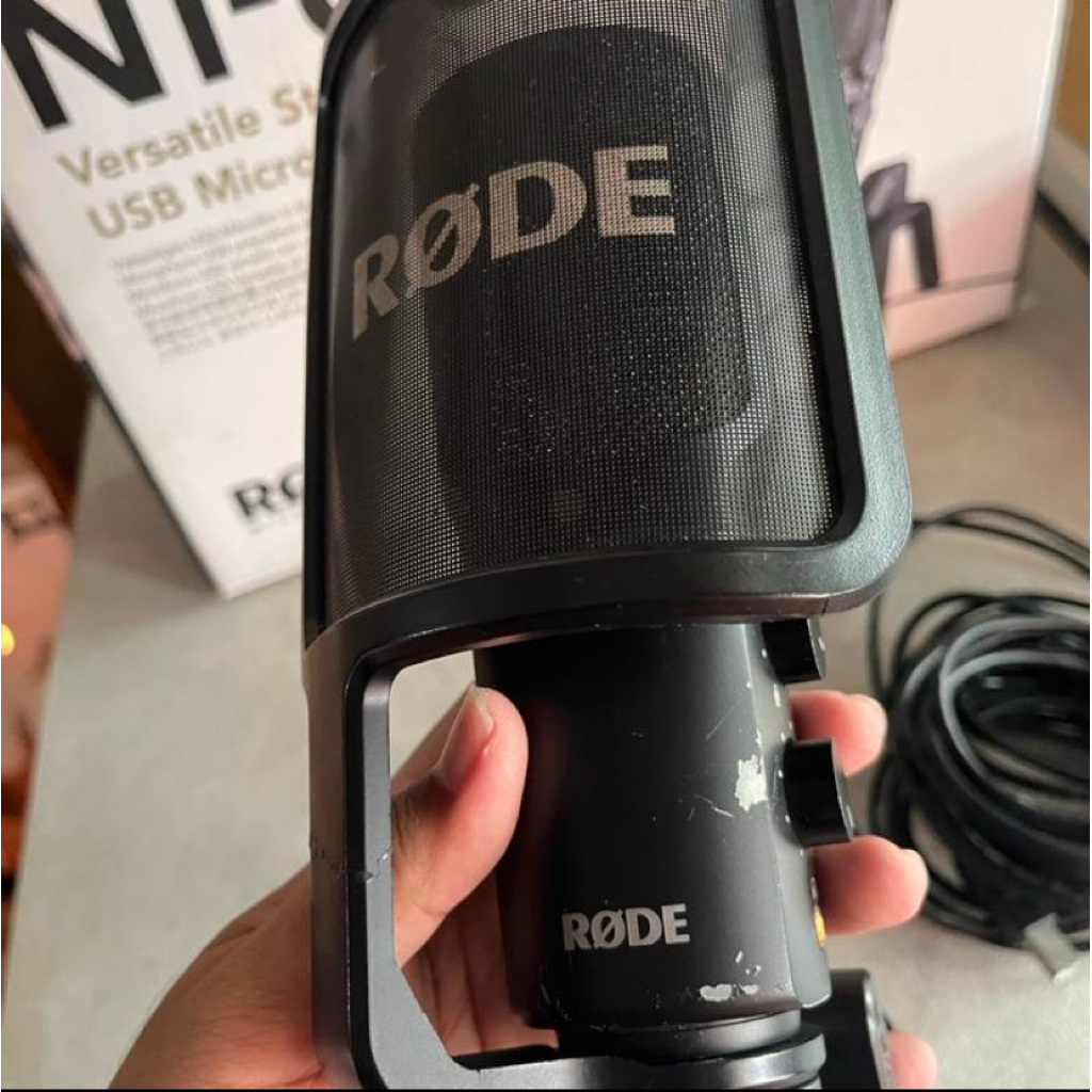 Jual Rode NT USB podcast microphone | Shopee Indonesia