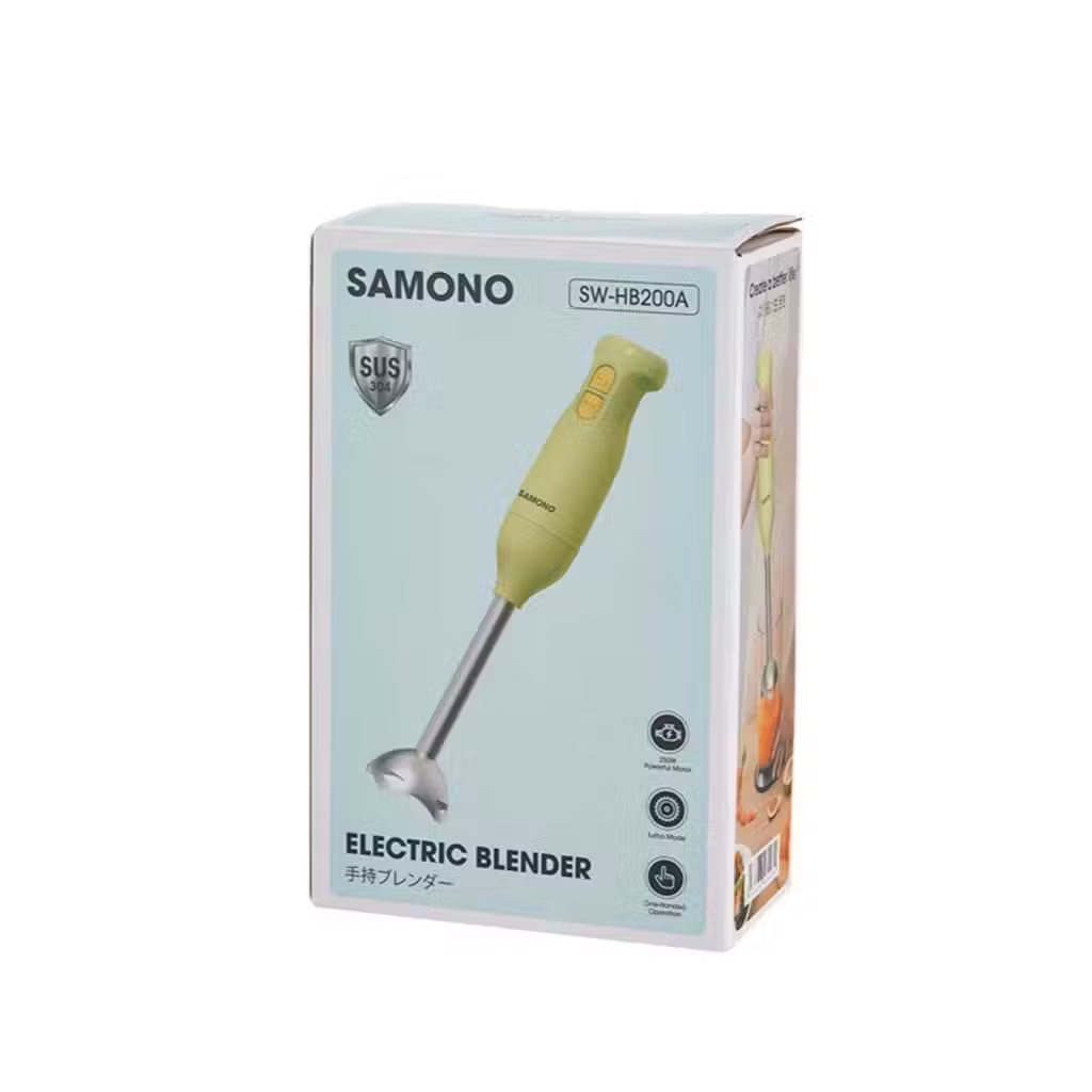 Jual Hand Blender Samono SW-HB200A - Blender Tangan 250W Pisau Tajam ...