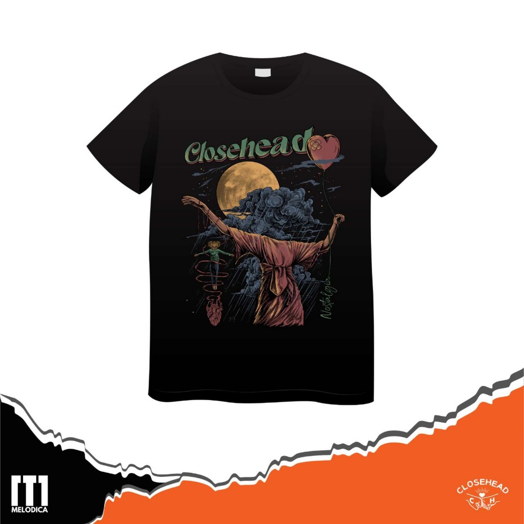 Jual CLOSEHEAD OFFICIAL MERCHANDISE - T-SHIRT - NOSTALGIA (BLACK ...