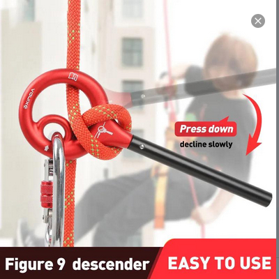 Jual Figure nine figure of eight descender for climbing caving xinda ...