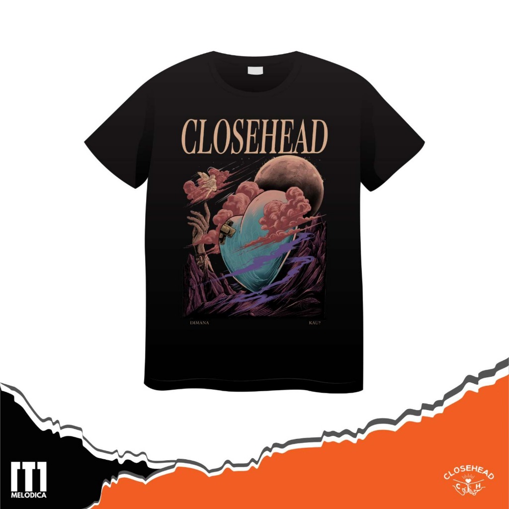 Jual CLOSEHEAD OFFICIAL MERCHANDISE - T-SHIRT - DIMANA KAU? (BLACK ...