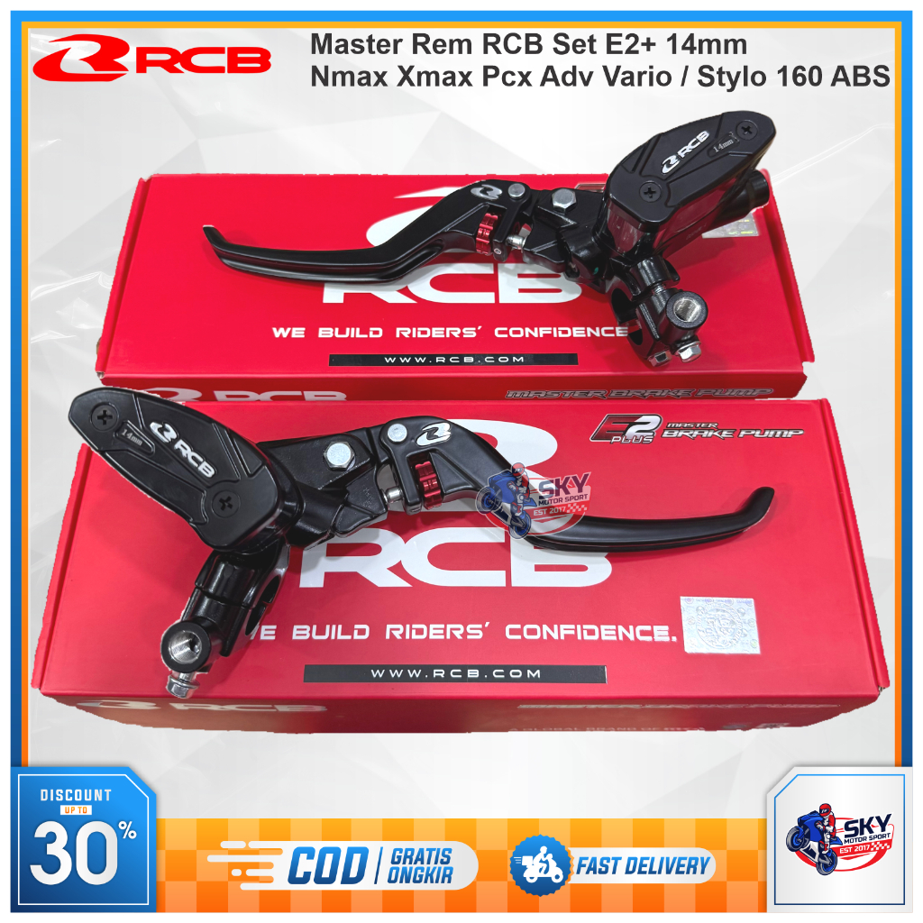 Jual Master Rem RCB E2+ 14mm Nmax Xmax Aerox Adv Pcx Vario / Stylo 160 ...