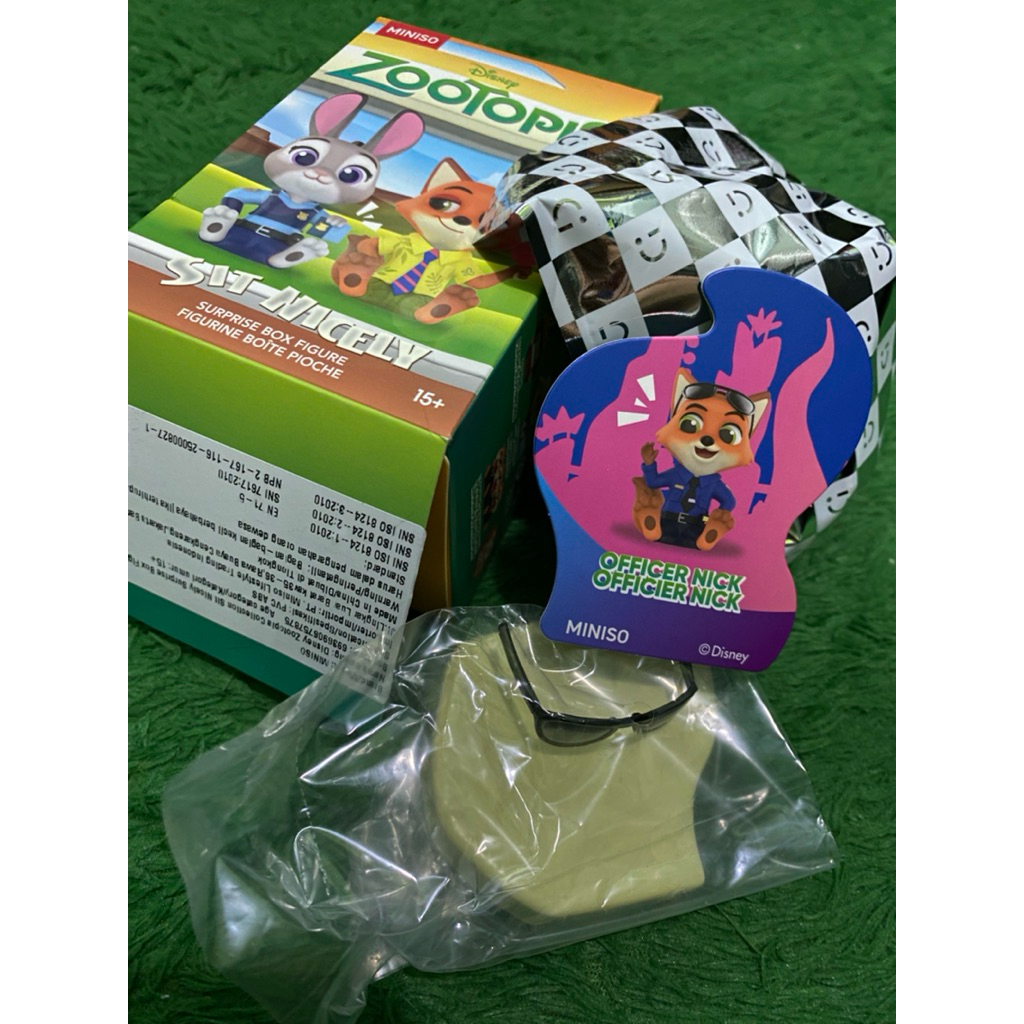 Jual Miniso x Disney Zootopia Collection Sit Nicely Selected | Shopee ...