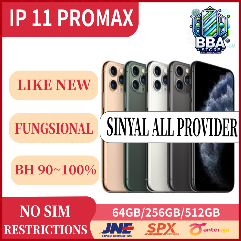 Jual IP 11 PRO MAX SECOND ORIGIN 64GB/256GB/512GB 100% MULUS SEPERTI BARU DAN LANCAR JAYA MULUS ...
